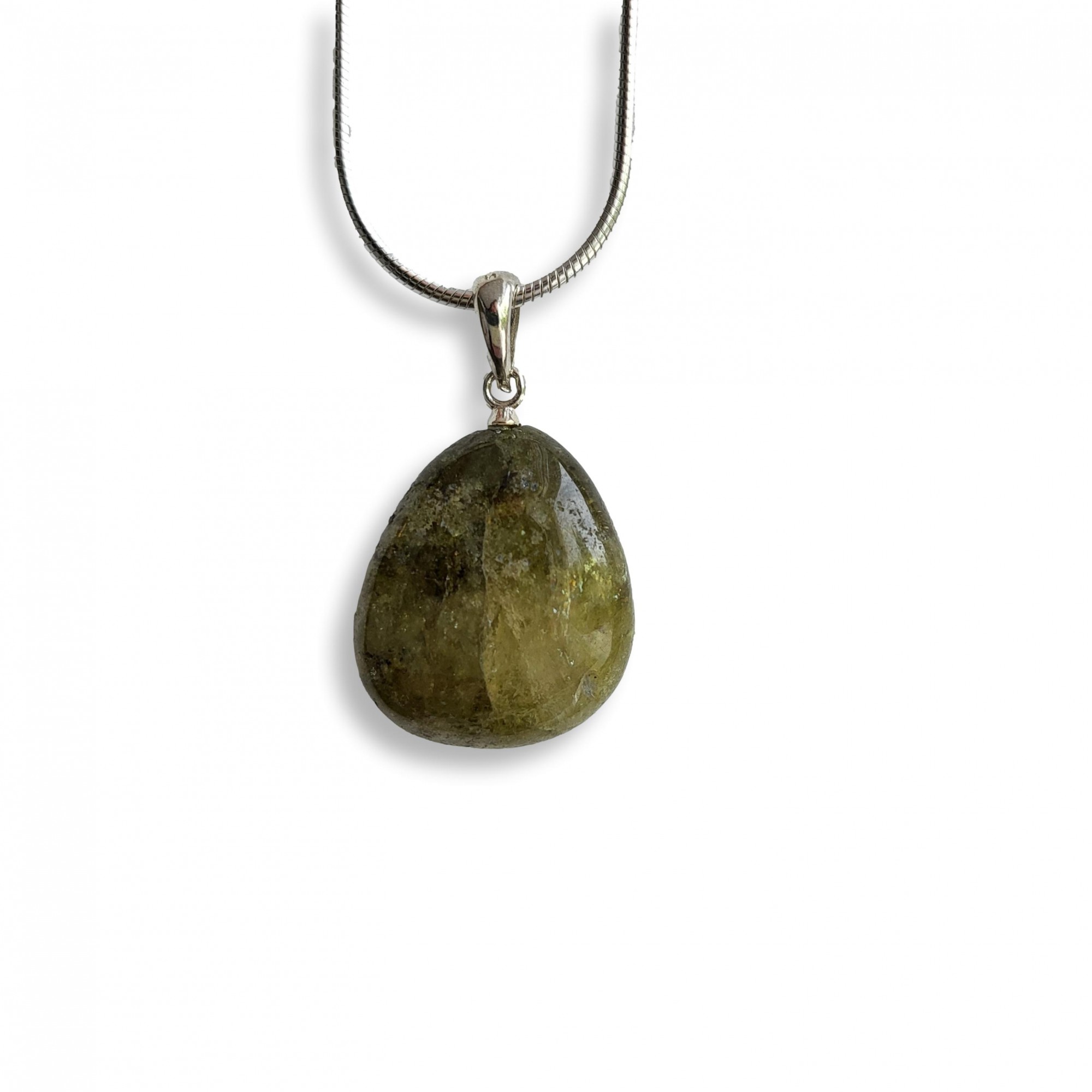 Grossulaar Groene Agaat Edelsteenhanger Kopen bij Apollanja Crystals