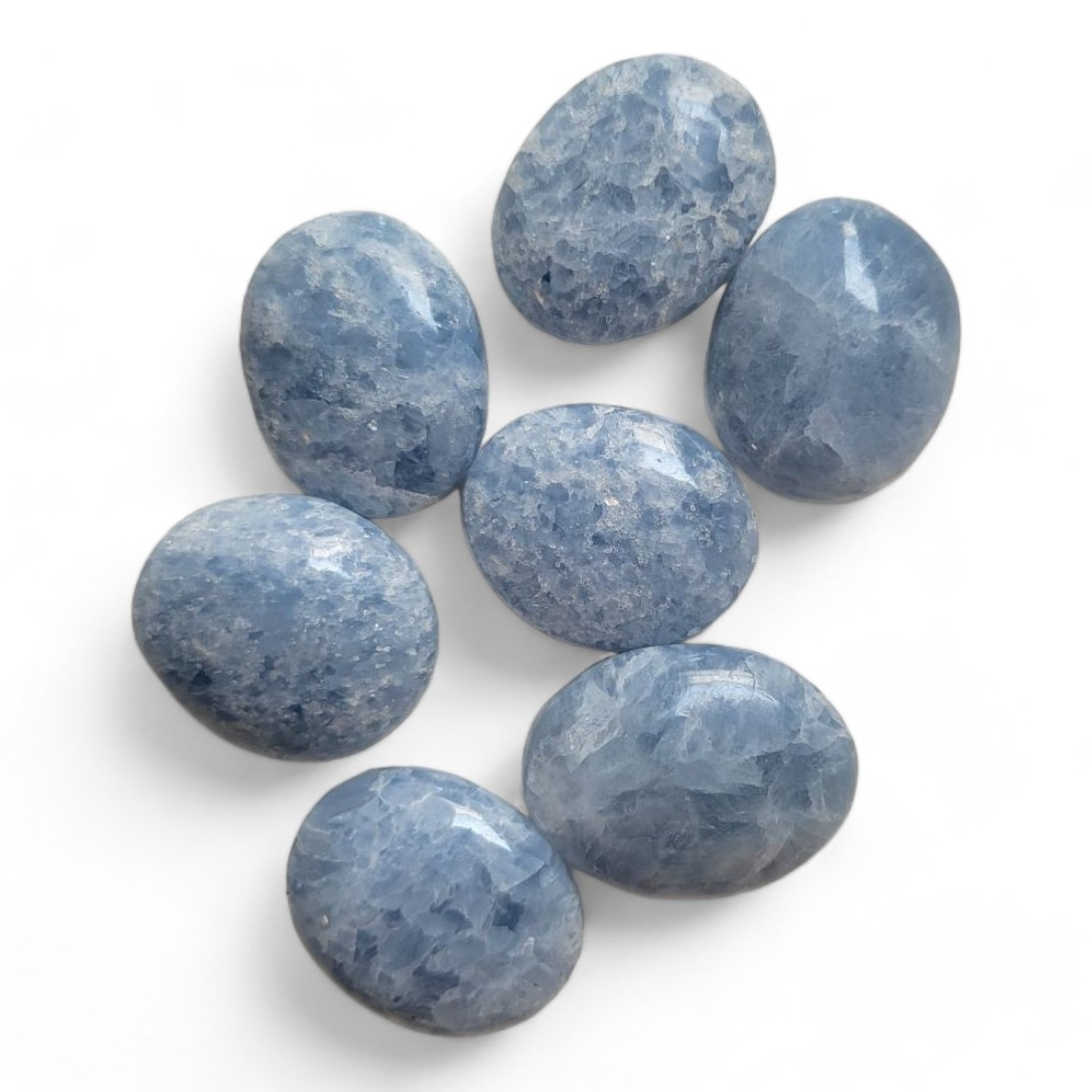Blauwe Calciet Plat 3cm kopen | Edelstenen Winkel | Apollanja Crystals