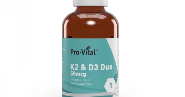 Pro-Vital K2 & D3 Duo Pro-Vital winkel van NL | Apollanja Crystals